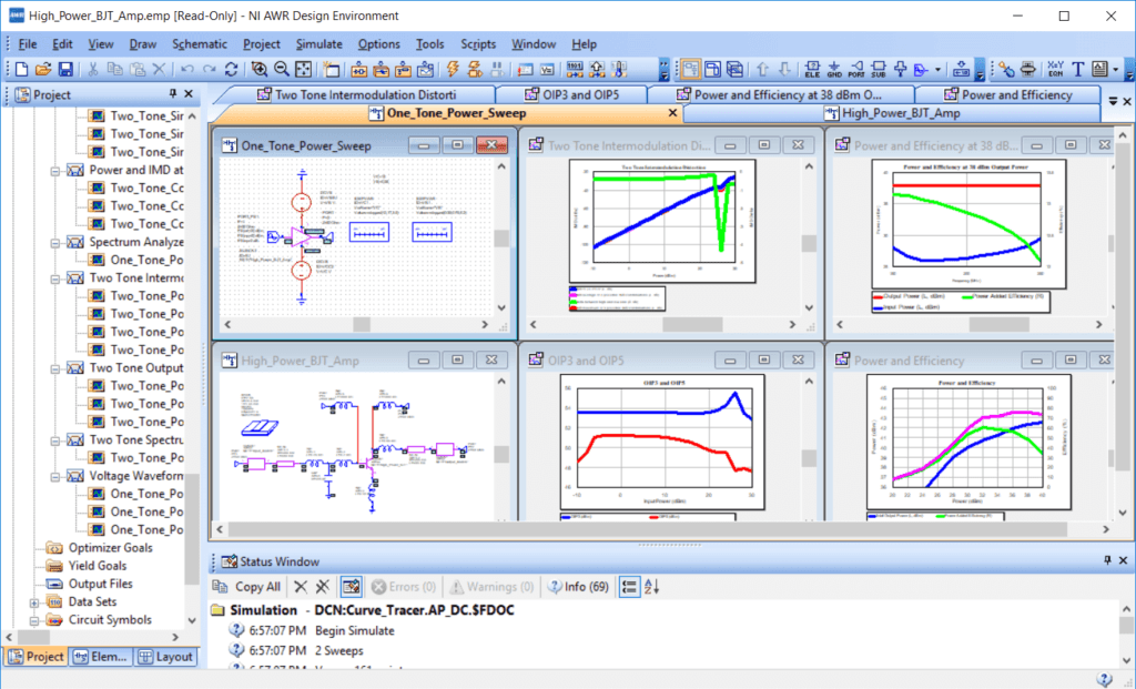 آموزش نرم‌افزار AWR : آشنایی با محیط نرم‌افزار AWR Design Environment